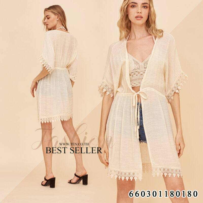 Beach cover up Beach wear Crochet Coat Cardigan for Women