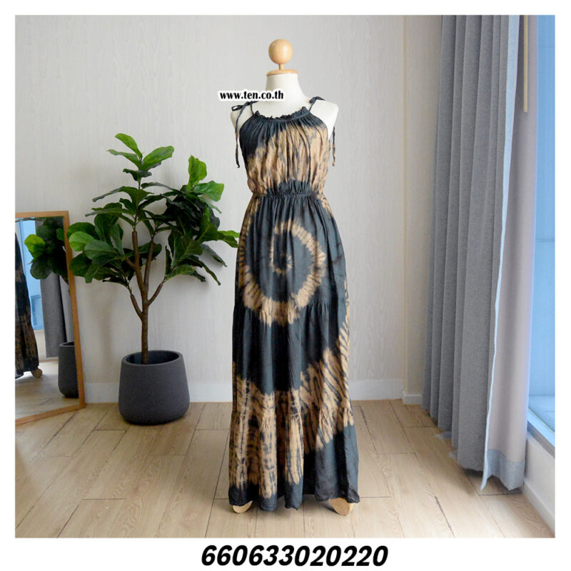 Maxi dress Tie Dye Beach Dress Tie Dye Style Tie Dye Dresses